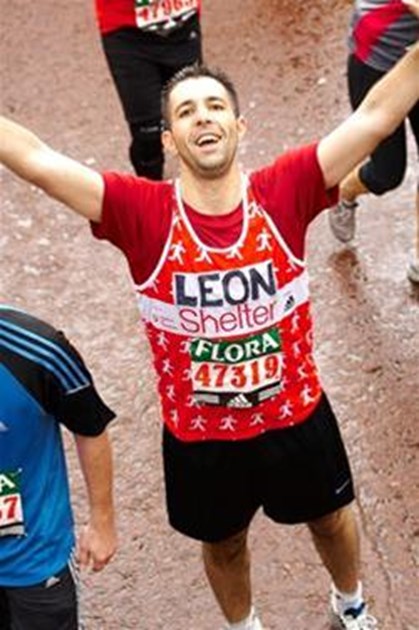 Leon Saunders is fundraising for Shelter