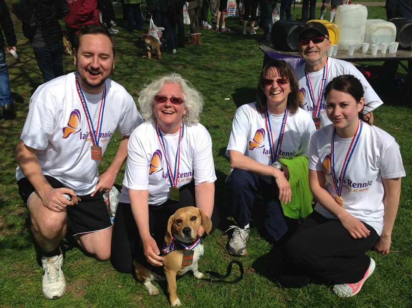 Team Shirley is fundraising for Iain Rennie Hospice At Home