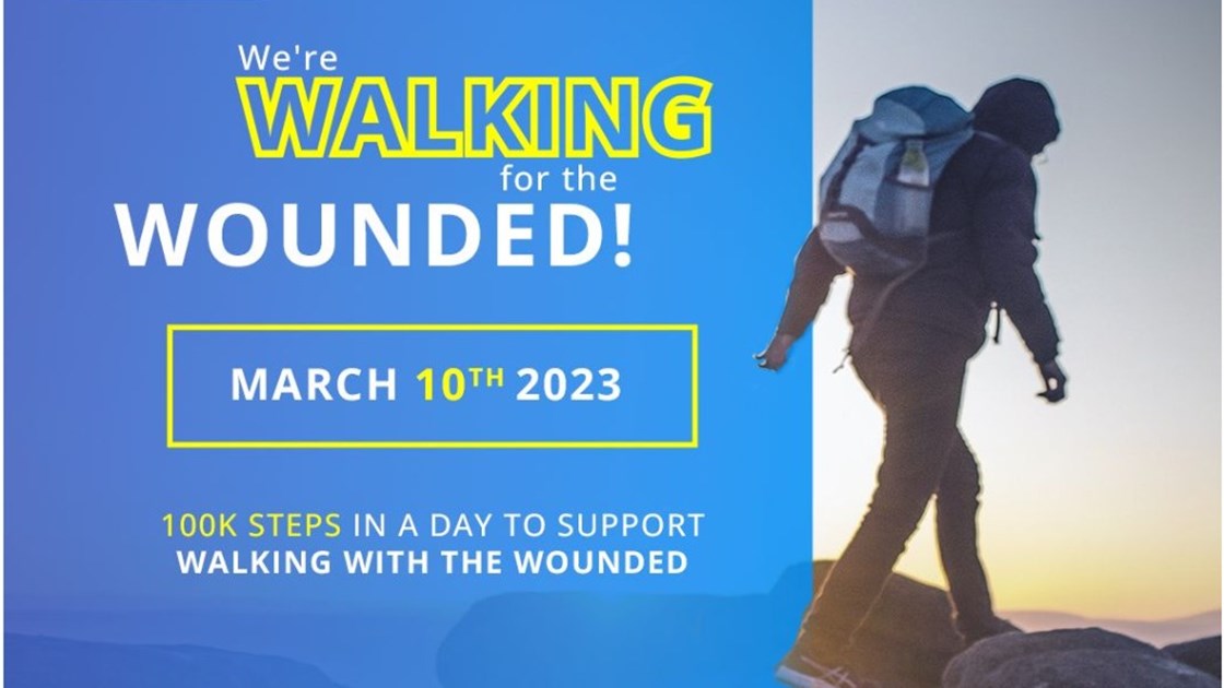 Jordan Ahmad is fundraising for Walking With The Wounded