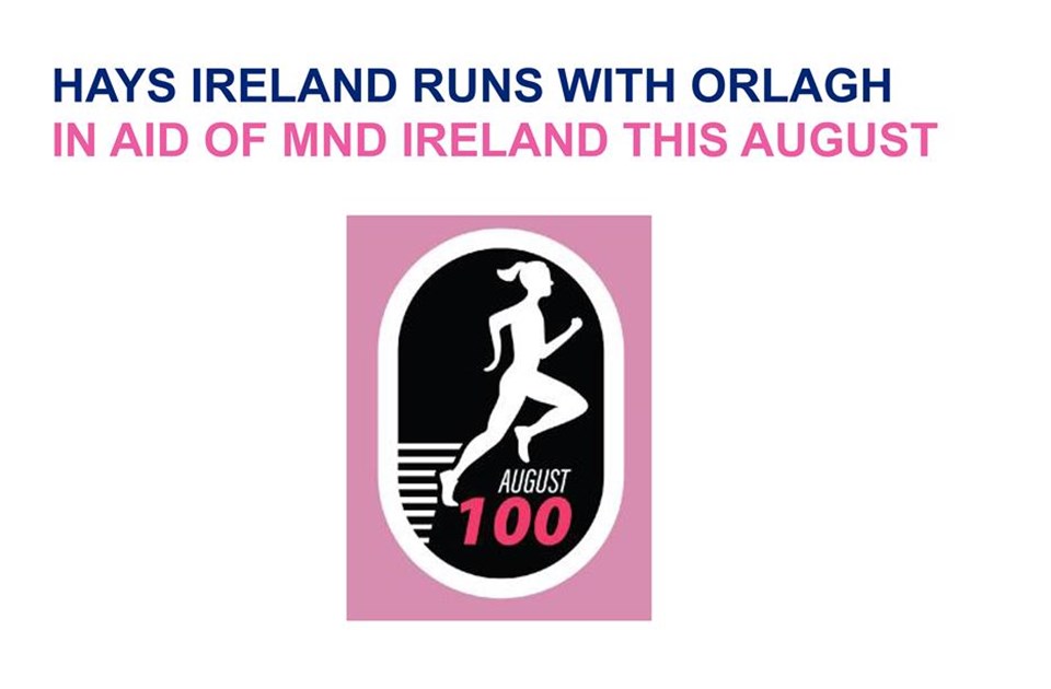 Hays Ireland is fundraising for Irish Motor Neurone Disease Association