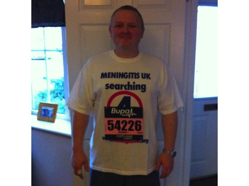 Darren Pugh is fundraising for Meningitis UK
