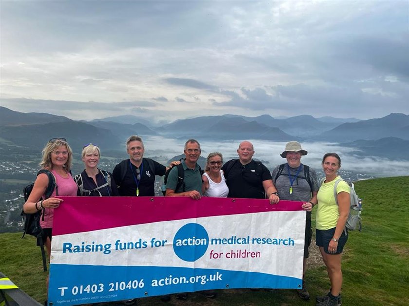 Whittington Skiddaw Challenge Carter is fundraising for Action Medical ...