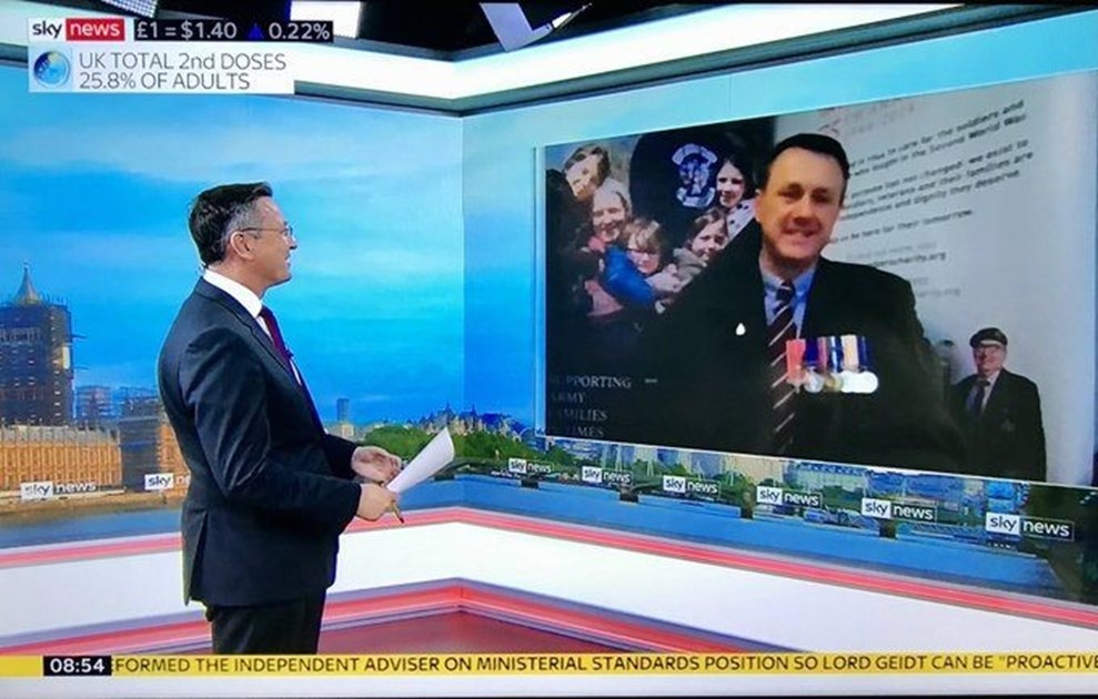 Mark Hill MBE is fundraising for Army Benevolent Fund