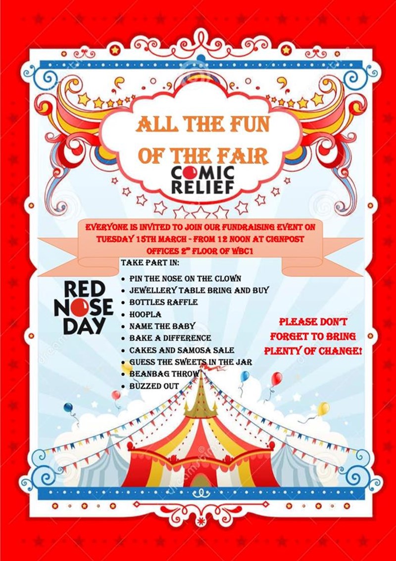 Training Academy is fundraising for Comic Relief