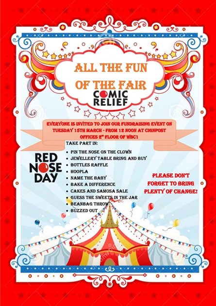 Training Academy is fundraising for Comic Relief