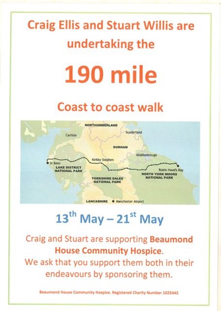 Stuart Willis is fundraising for Beaumond House Hospice Care
