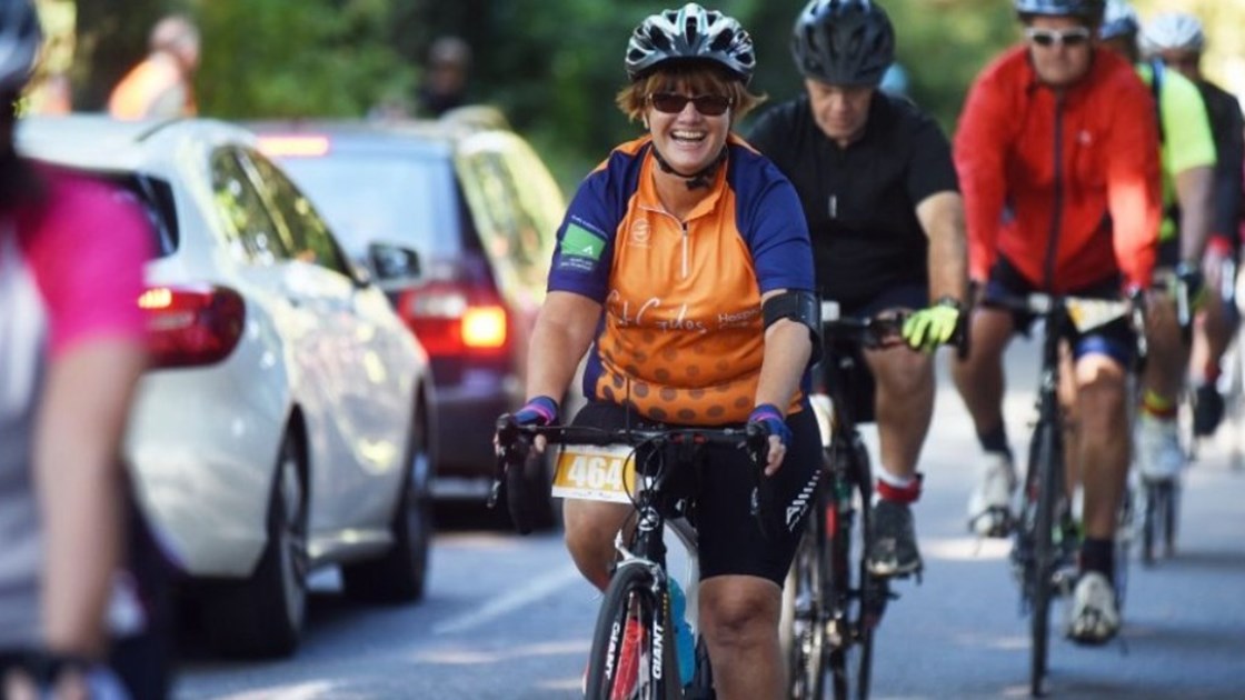 Sandra Wilkinson is fundraising for St Giles Hospice