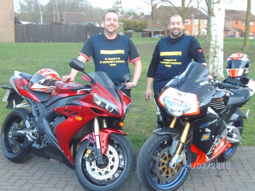 mark simpson is fundraising for St Leonard's Hospice, York