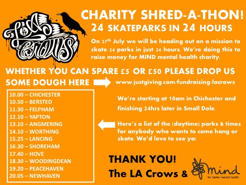 LA CROWS is fundraising for Mind