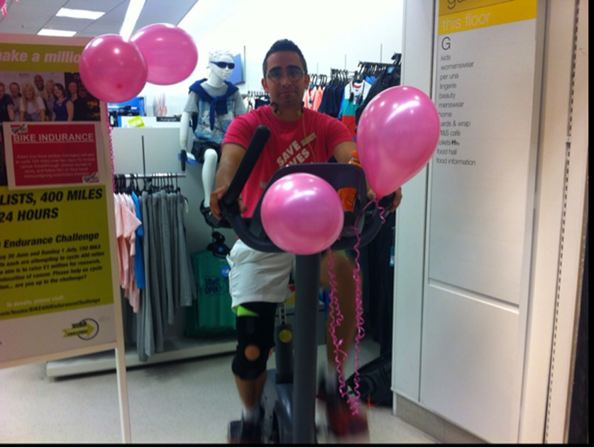 Adam Hamblin is fundraising for Breast Cancer Now