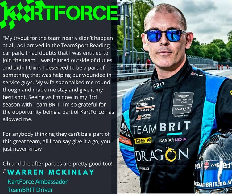 Warren McKinlay is fundraising for KartForce