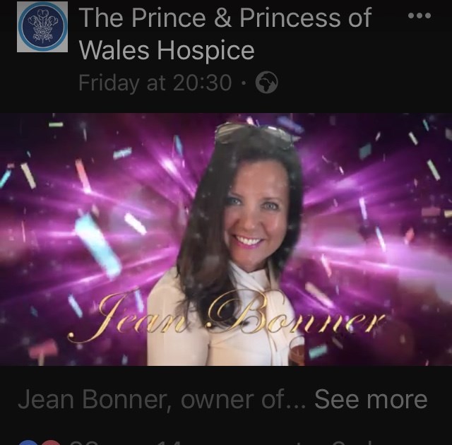 Jean Bonner is fundraising for The Prince & Princess of Wales Hospice