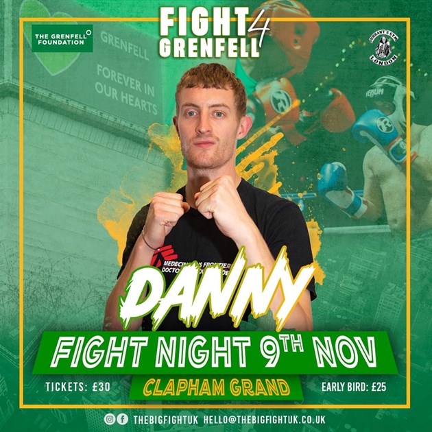 Danny Yates is fundraising for The Grenfell Foundation