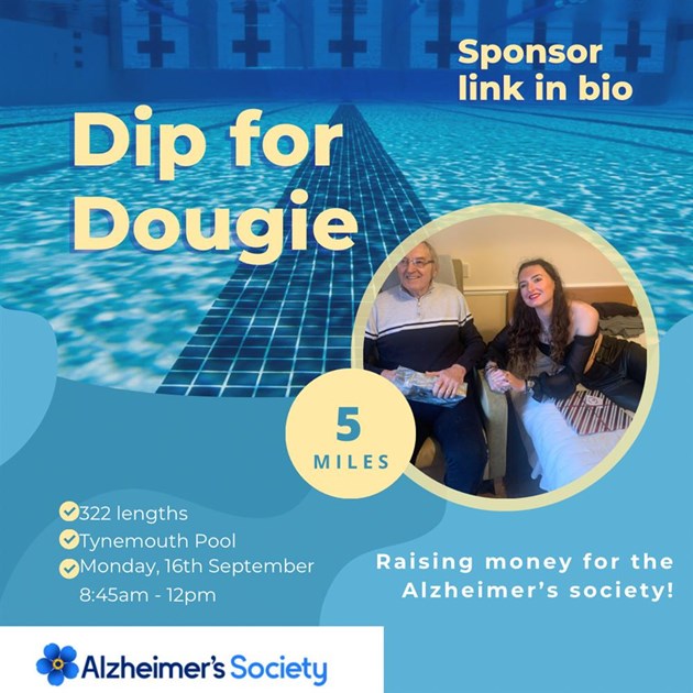 Gabby Thompson is fundraising for Alzheimer's Society