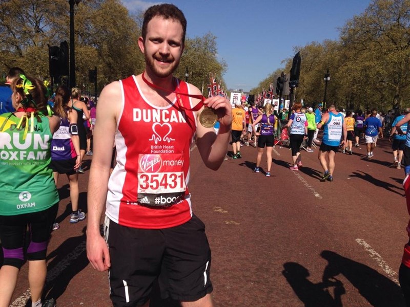 Duncan Kemp is fundraising for British Heart Foundation