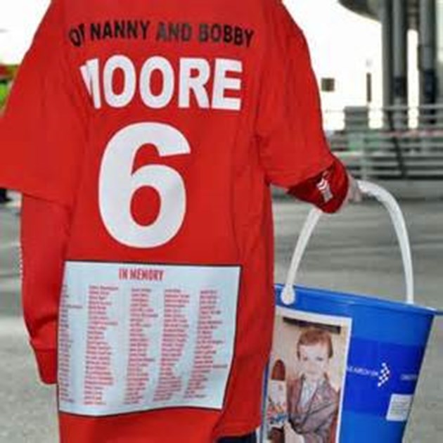 Jonjo Heuerman is fundraising for Cancer Research UK’s Bobby Moore Fund