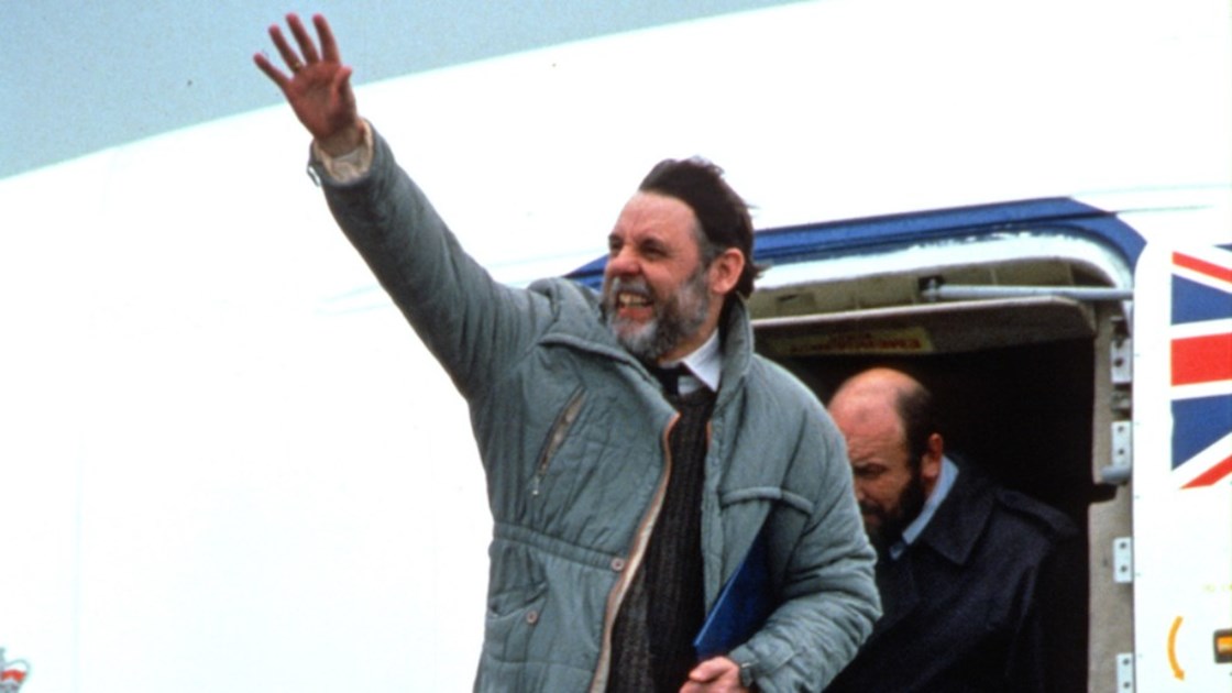 Drew East is fundraising for Hostage International