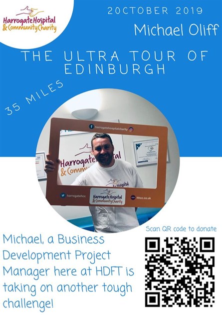 Michael Oliff is fundraising for Harrogate Hospital & Community Charity