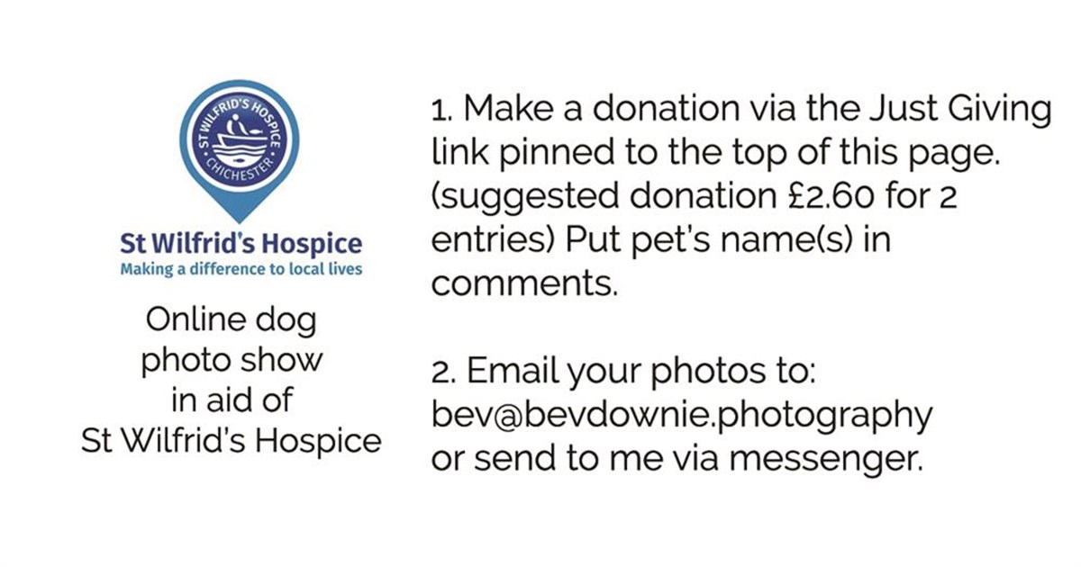 Beverley Downie is fundraising for St. Wilfrid’s Hospice (Chichester)