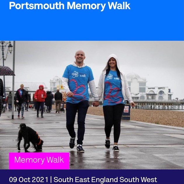 Team Asda Waterlooville is fundraising for Alzheimer's Society