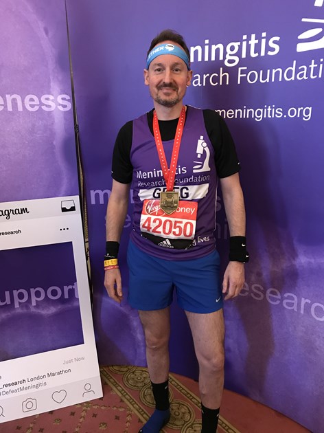 Greg Horsley is fundraising for Meningitis Research Foundation