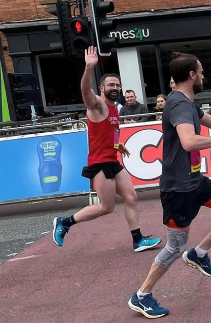 Adam O'Leary is fundraising for George House Trust