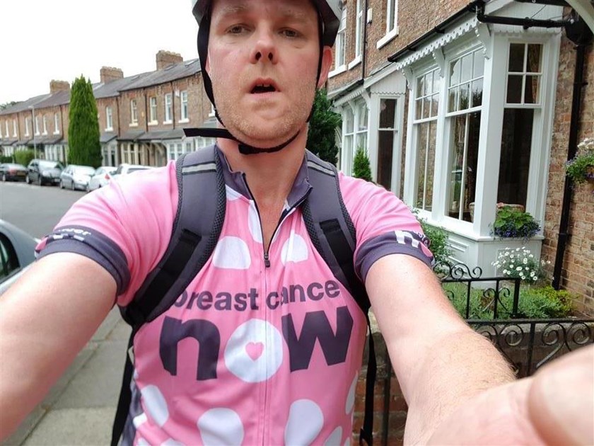 Simon Farley-Smith is fundraising for Breast Cancer Now