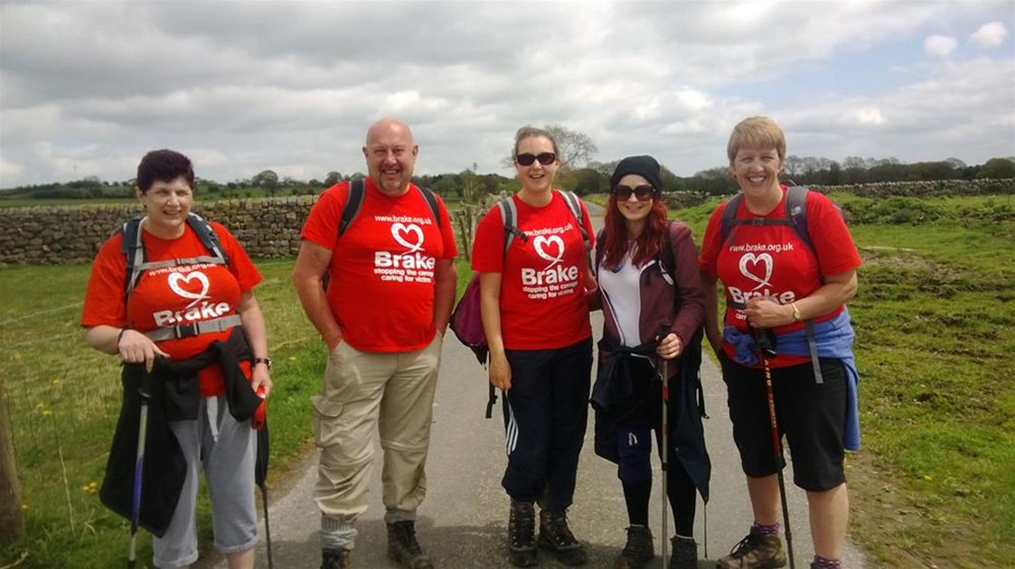 Les Hunt is fundraising for Brake, the road safety charity