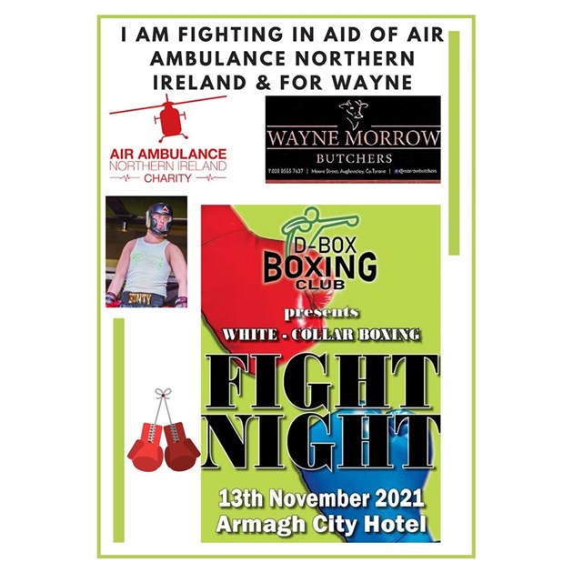 Bobby Adamson is fundraising for Air Ambulance Northern Ireland