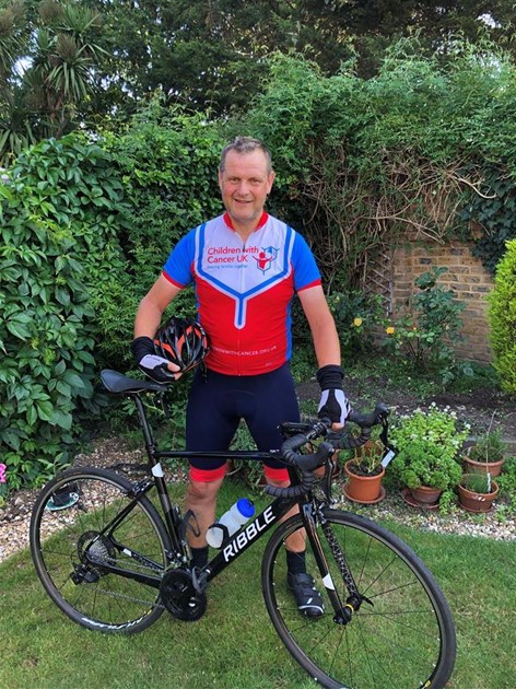 Rob Slater is fundraising for Children with Cancer UK