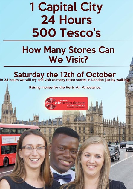 Taiwo Omisore is fundraising for Herts Air Ambulance