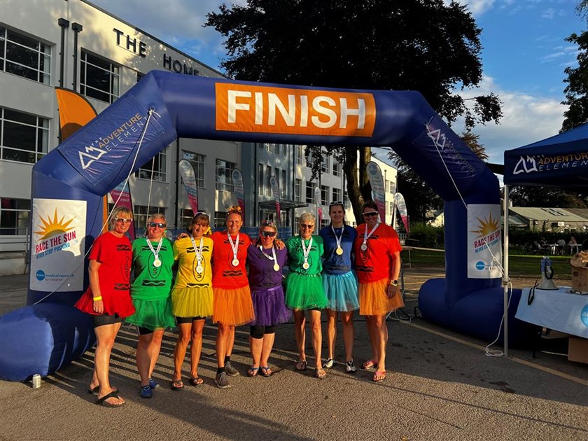 Team Scrambled Legs is fundraising for Action Medical Research
