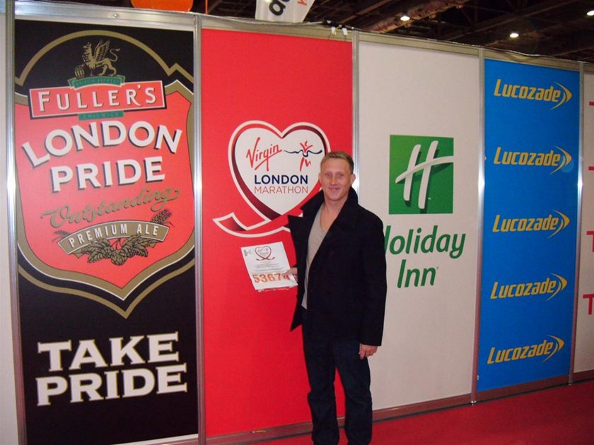 Lawrence Thompson is fundraising for Brain Tumour UK