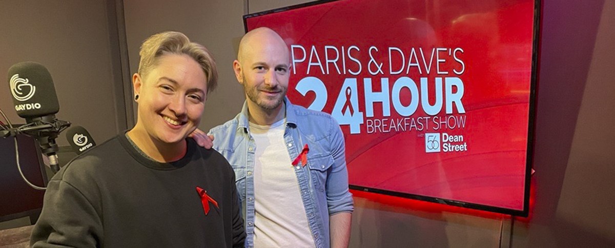 Gaydio Breakfast is fundraising for Terrence Higgins Trust