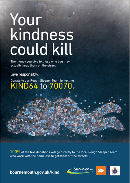 Bournemouth Borough Council is fundraising for Change Grow Live