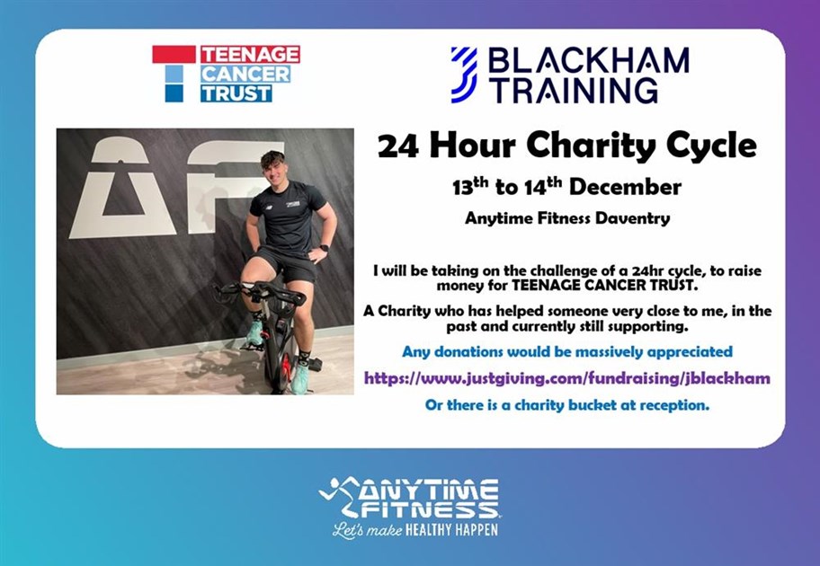 Jack Blackham is fundraising for Teenage Cancer Trust