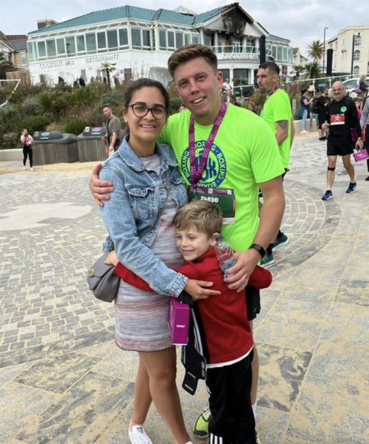 James Grinyer-Doswell is fundraising for Tommy's, the baby charity