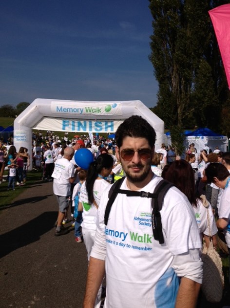 Gareth Beswick is fundraising for Alzheimer's Society