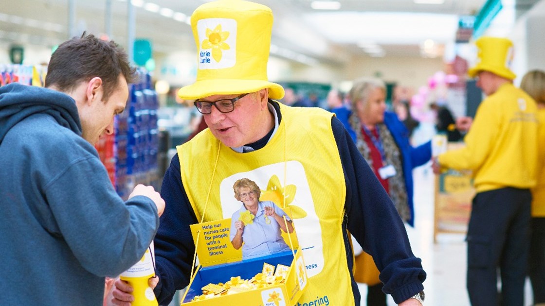 Morrisons Perth Community Champion is fundraising for Marie Curie