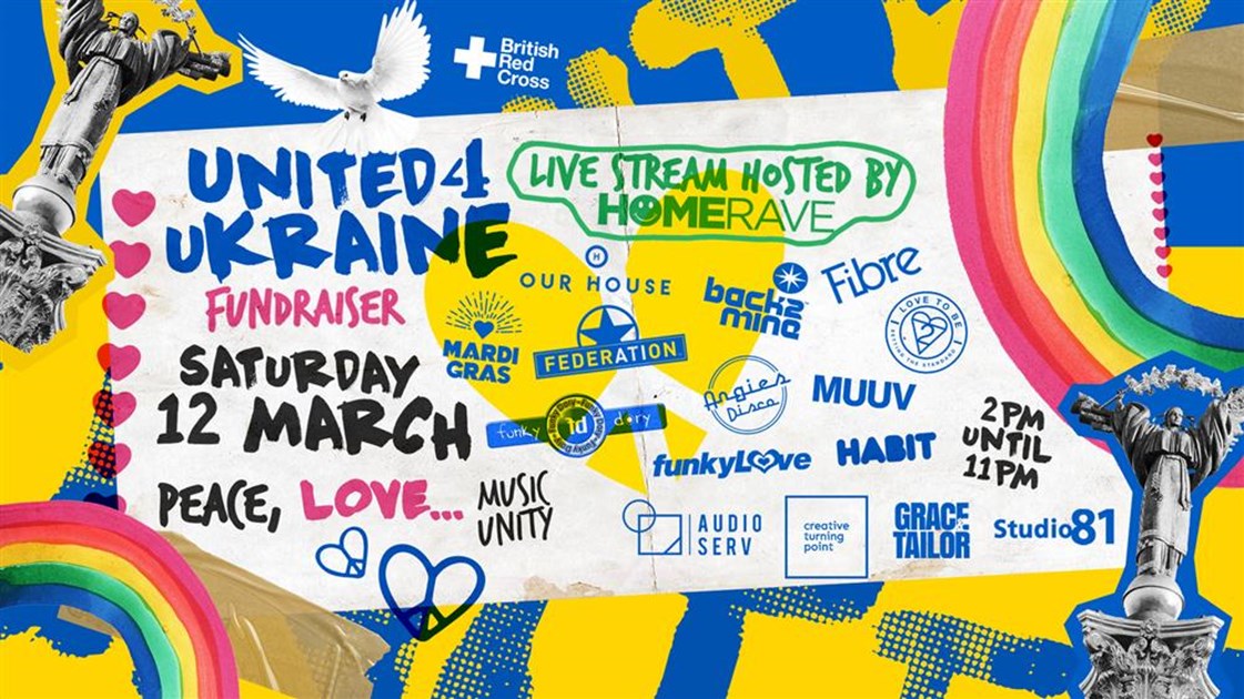 United for Ukraine is fundraising for The British Red Cross Society