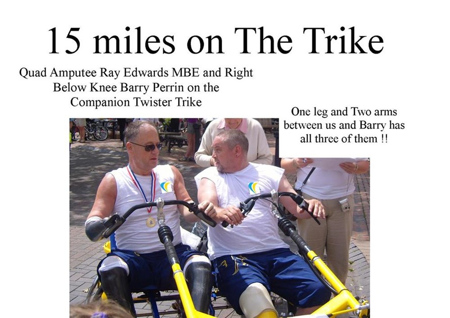 Barry Perrin is fundraising for Limbcare