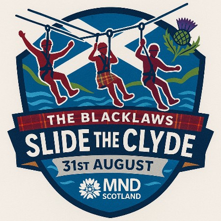 3 Generations of Blacklaws Slide the Clyde is fundraising for MND Scotland