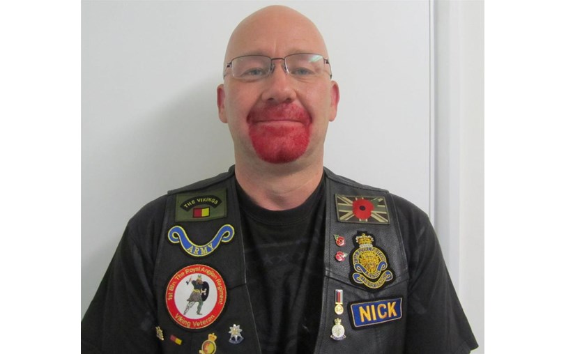 Nick Simms is fundraising for The Royal British Legion