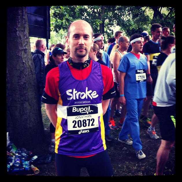 Jonathan McCutcheon is fundraising for Stroke Association