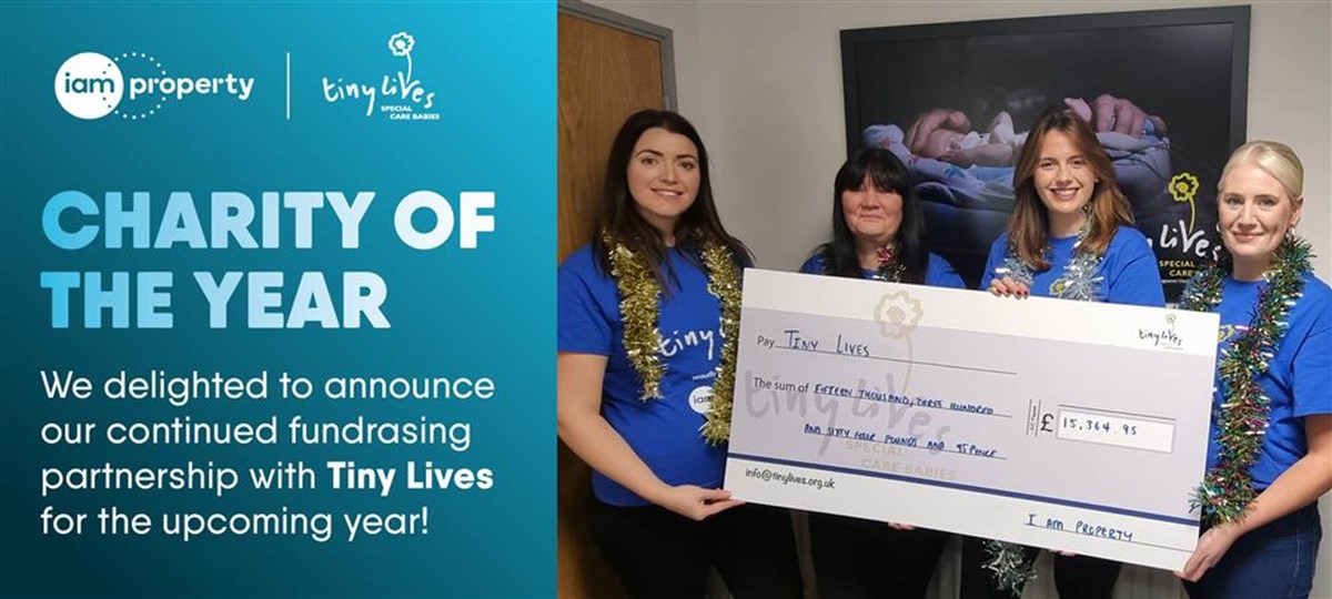 iam property is fundraising for Tiny Lives