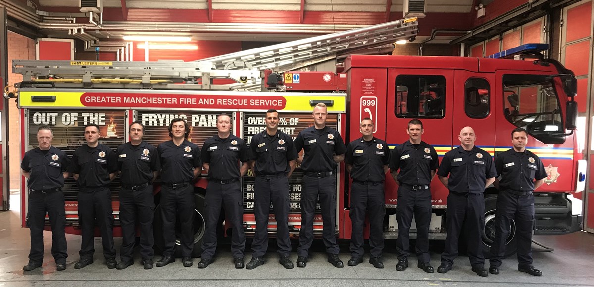 Salford 58 Red Watch is fundraising for Fire Fighters Charity
