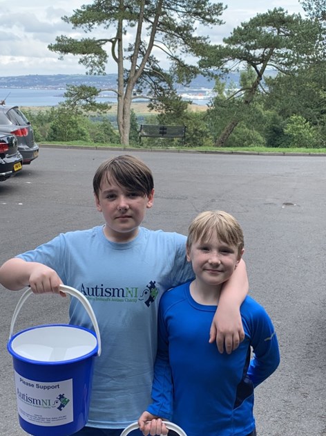 Aidan Larkin is fundraising for Autism NI (PAPA)