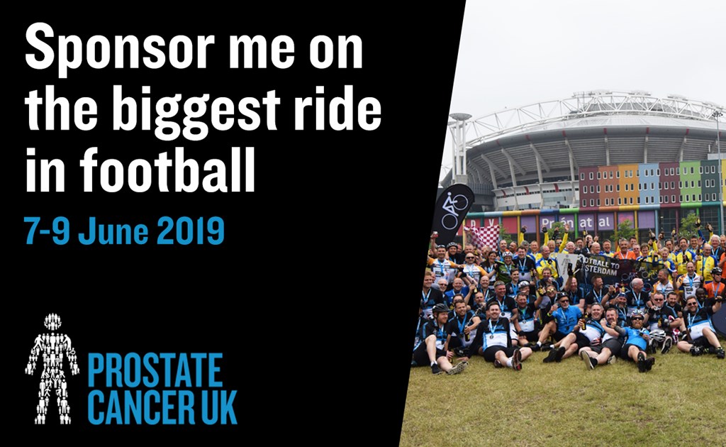 Anthony Melia is fundraising for PROSTATE CANCER UK