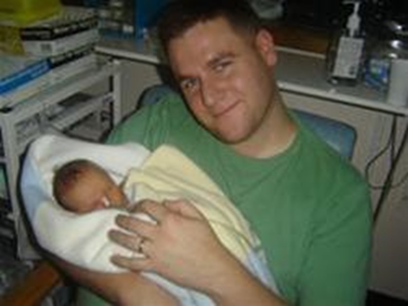 Steven Colley is fundraising for Tommy’s, the pregnancy and baby charity