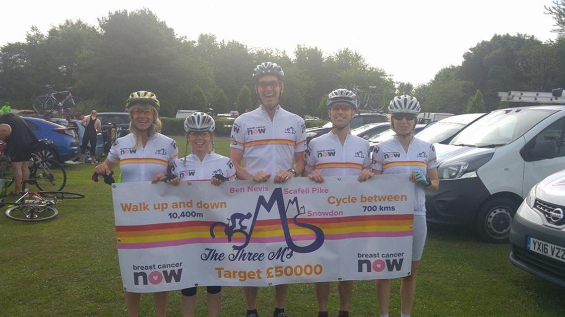 Piers Wilkinson is fundraising for Breast Cancer Now